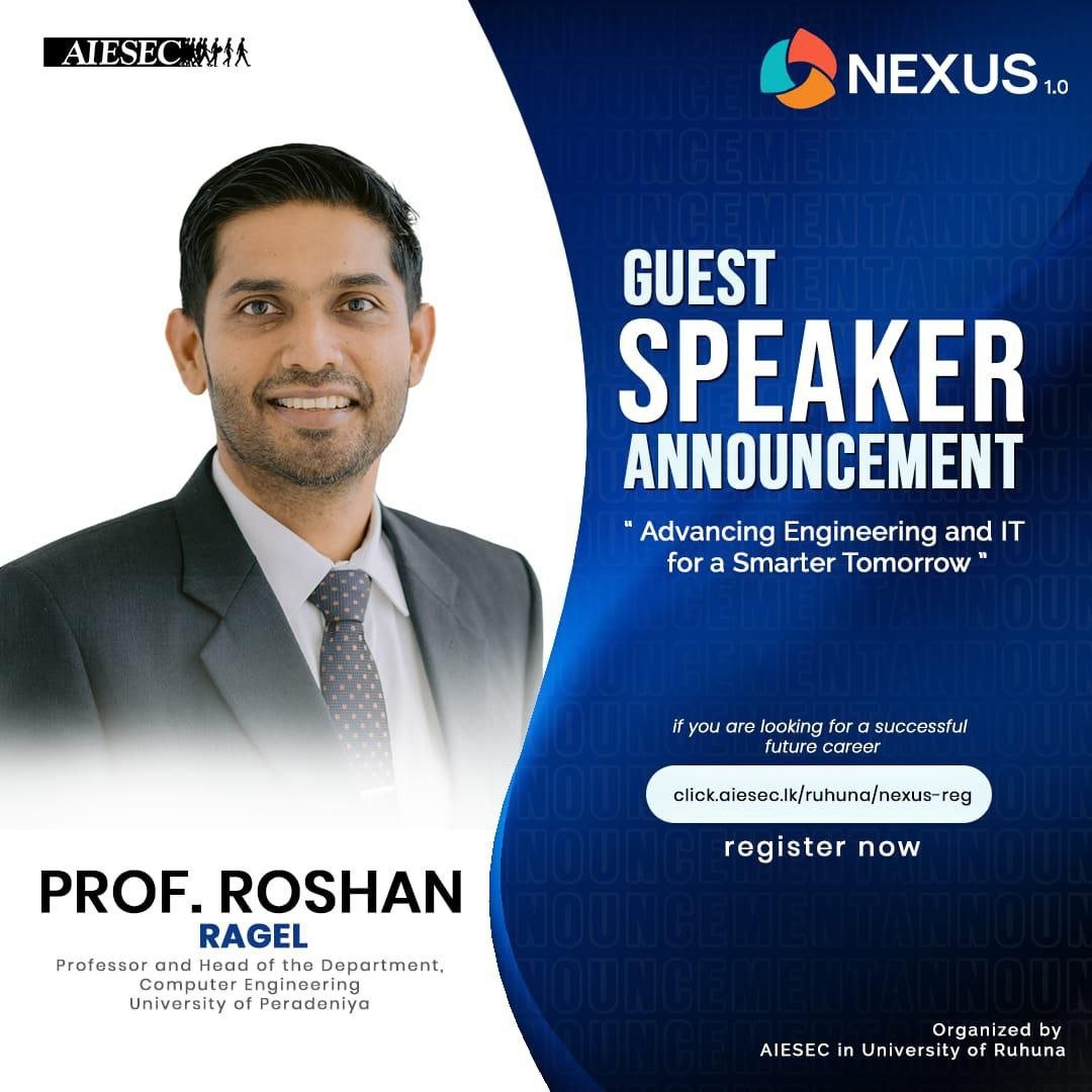 GUEST SPEAKER ANNOUNCEMENT!