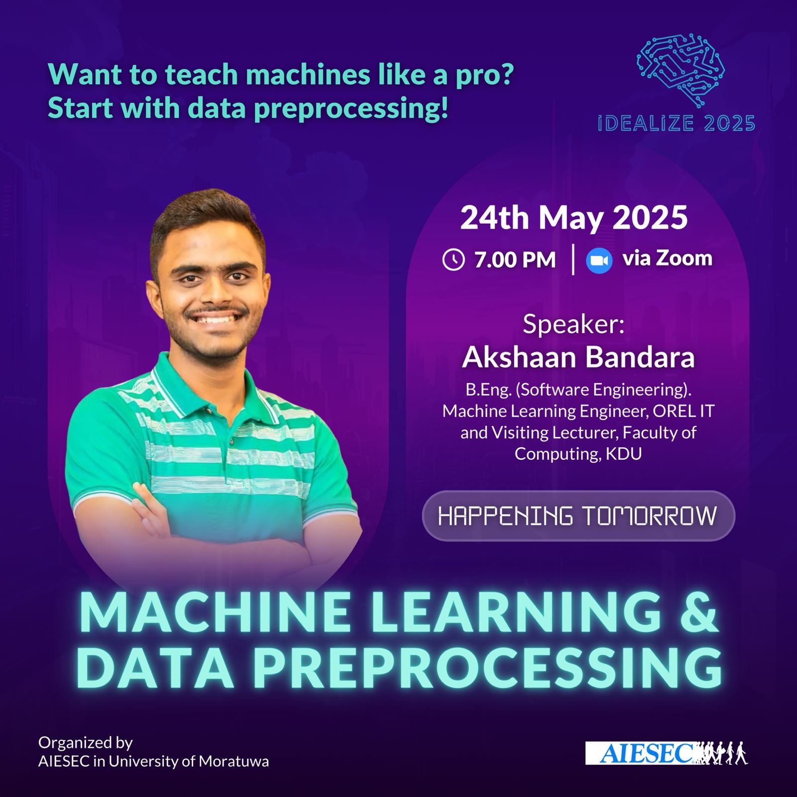 Machine Learning & Data Preprocessing session - IDEALIZE 2025